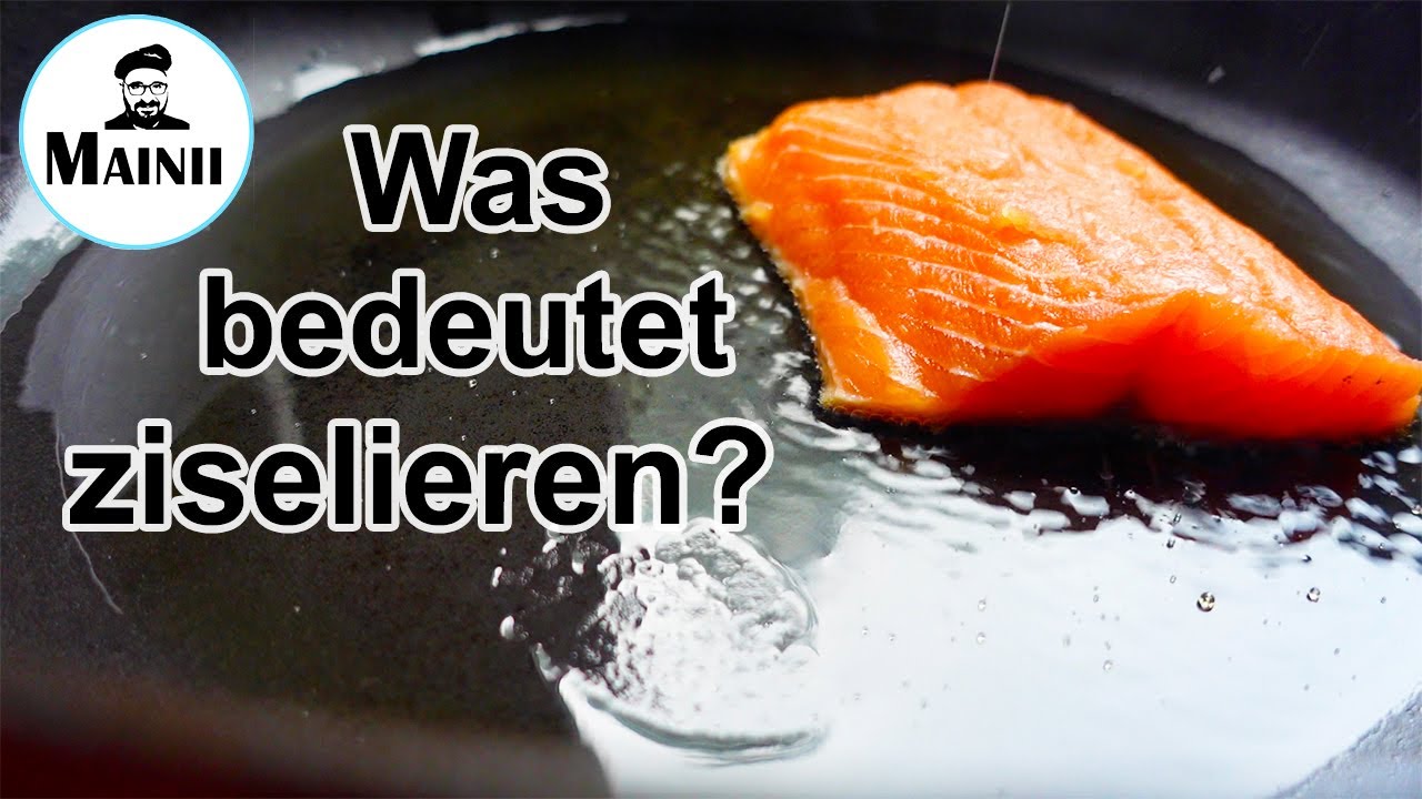 Was bedeutet Fisch ziselieren - YouTube