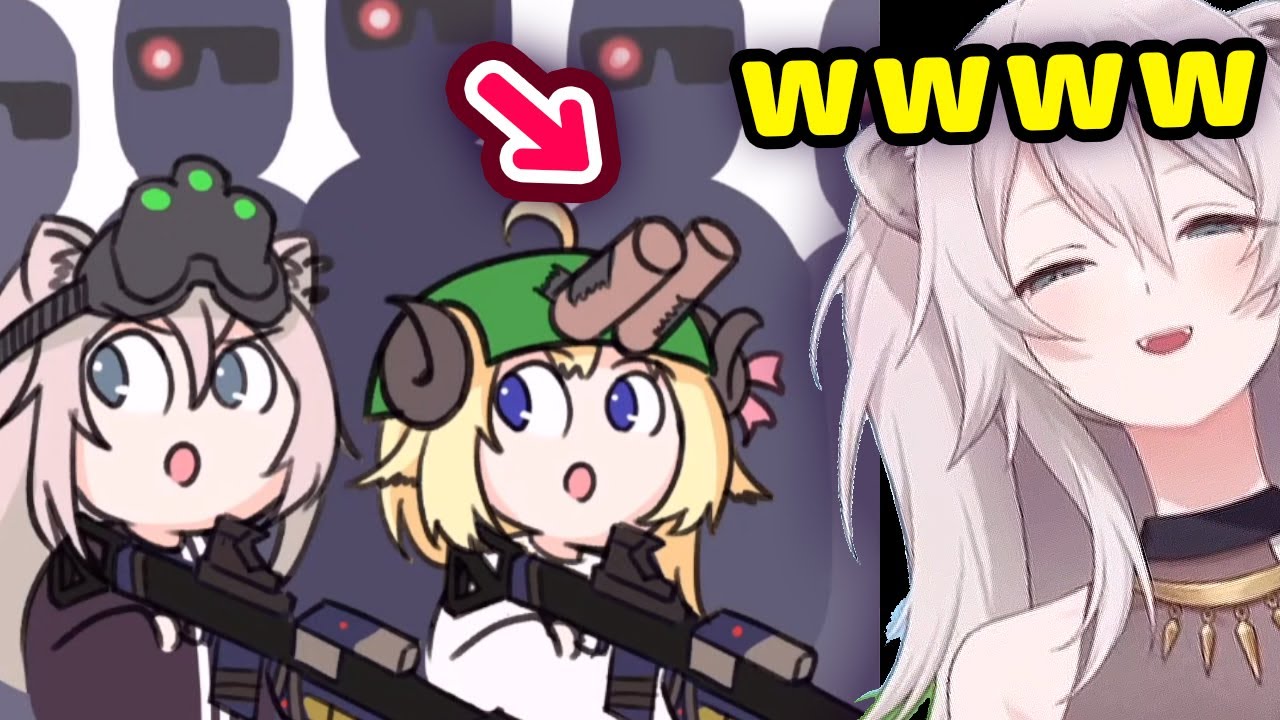 Botan Can't Stop Laughing at Fanart of Her and Watame【ENG Sub/Hololive ...