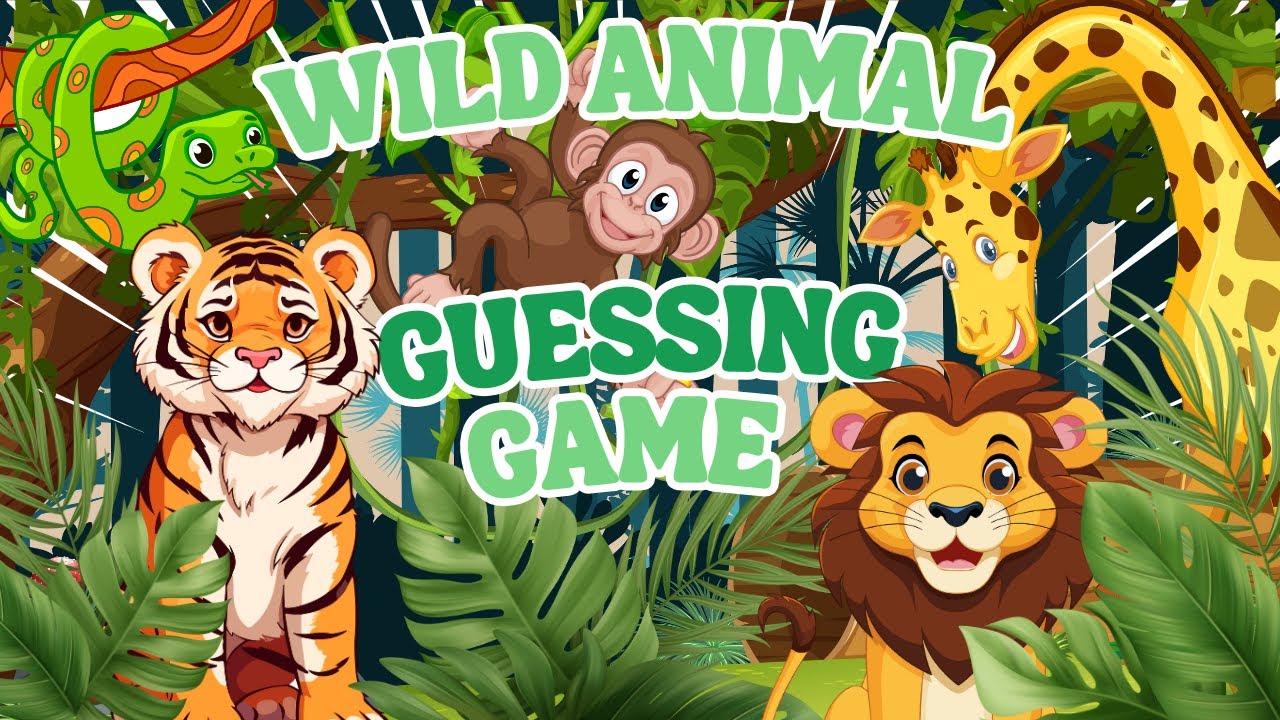 PRESCHOOL LEARNING VIDEO | WILD ANIMAL GUESSING GAME | CLASSAVVY ...
