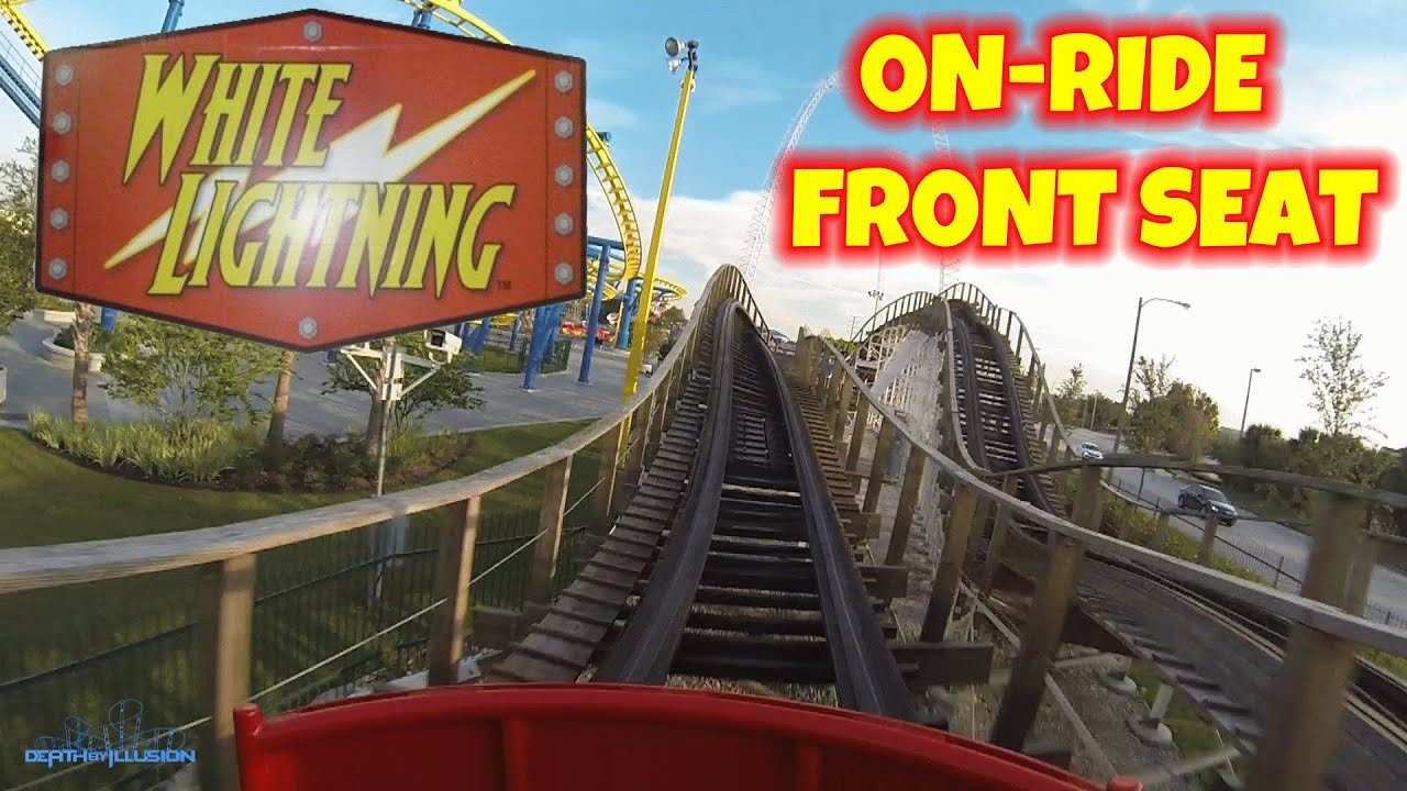 White Lightning On-ride Front Seat (HD POV) Fun Spot America Orlando ...