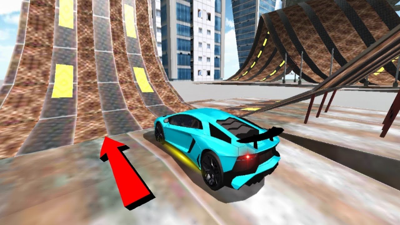 New Lamborghini Aventador Car | Playground Map | 3D Driving Class Game ...