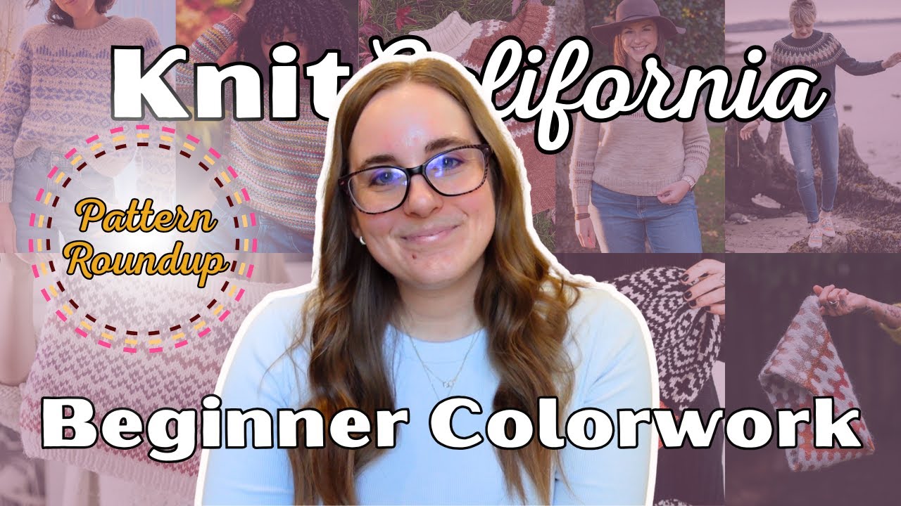 Beginner Colorwork Knitting Pattern Roundup - YouTube