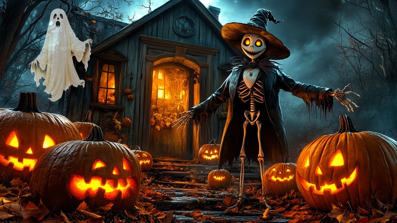 🎃 Spooky Halloween Night Music 🎶 Eerie Ambience for a Haunted Evening 👻 ...