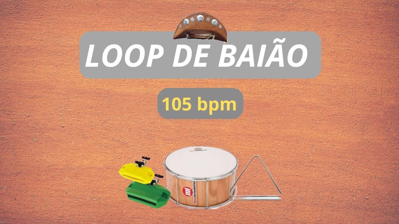 Loop de Baião - Percussão/Instrumental/Base de forró para treinar na ...