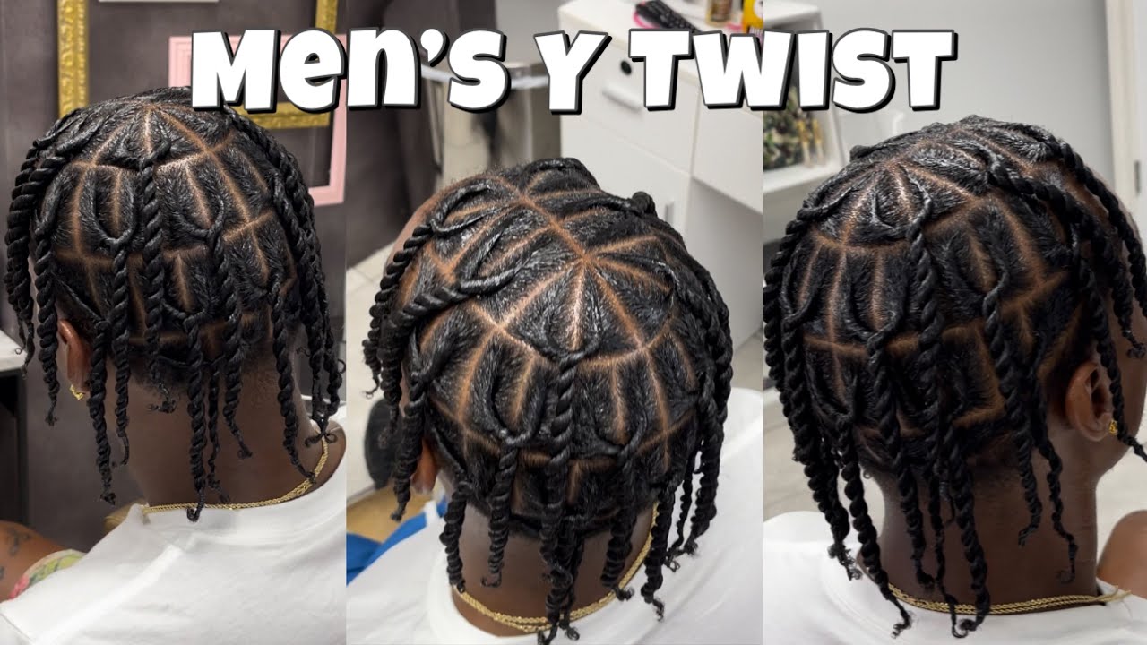WATCH ME WORK | Men’s Y Twist Hairstyle From Start to Finish! - YouTube