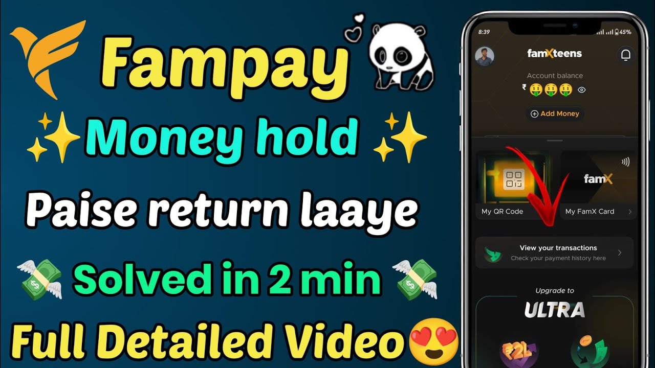 Fampay money not received problem | Fampay money hold problem | Fampay ...