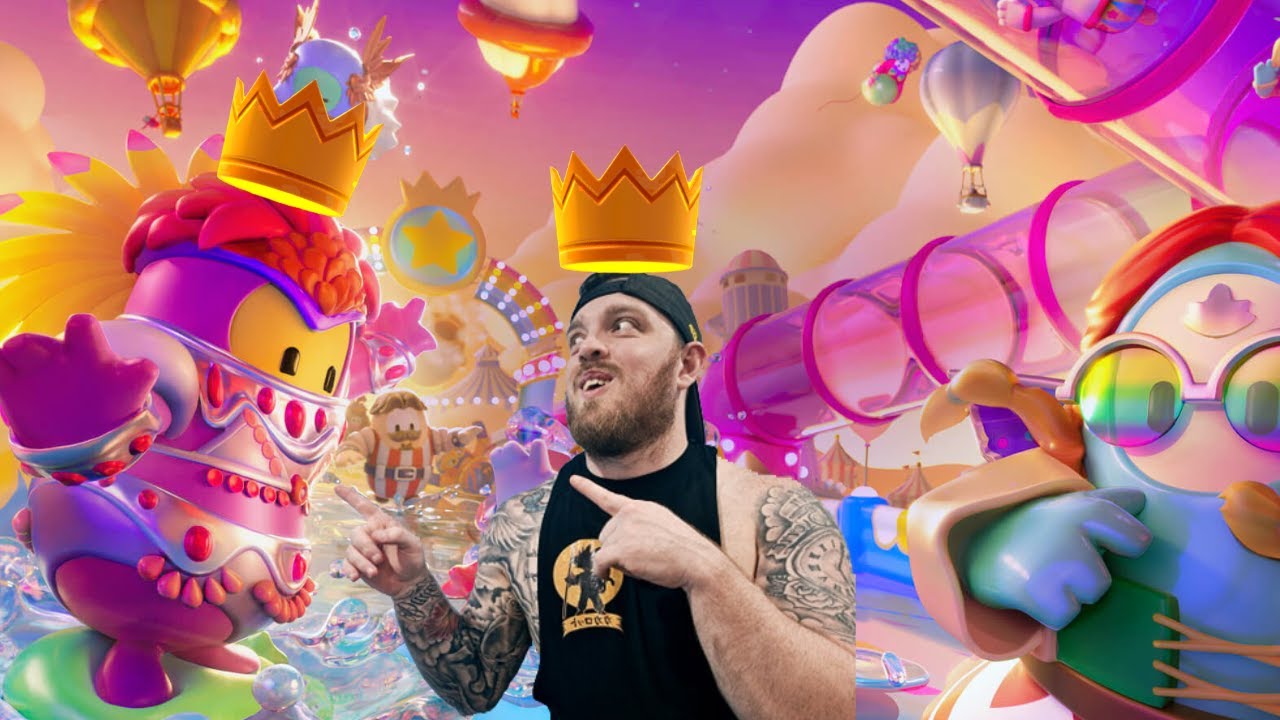 Fall Guys | King Moments - My First Win In Fall Guys - The King Of Fall ...