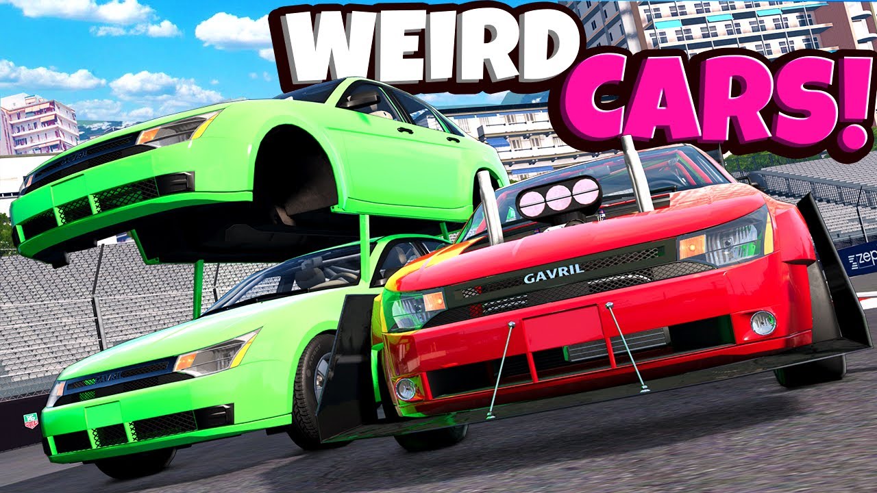 We Raced the WEIRDEST CARS Around Monaco in BeamNG Drive Mods! - YouTube