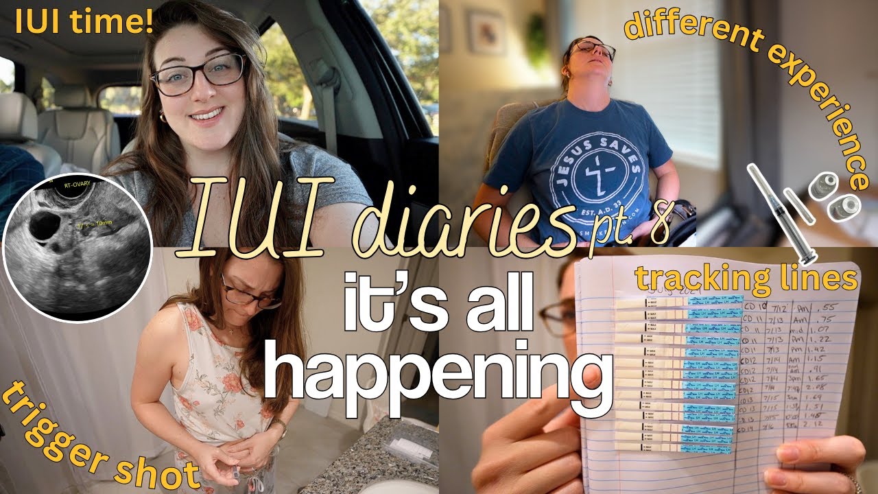 IUI diaries pt. 8 | tracking LH, doing my trigger shot, the 2nd IUI ...
