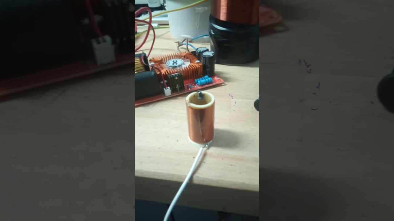 high frequency solid state Tesla coil with single mosfet(hfsstc) - YouTube