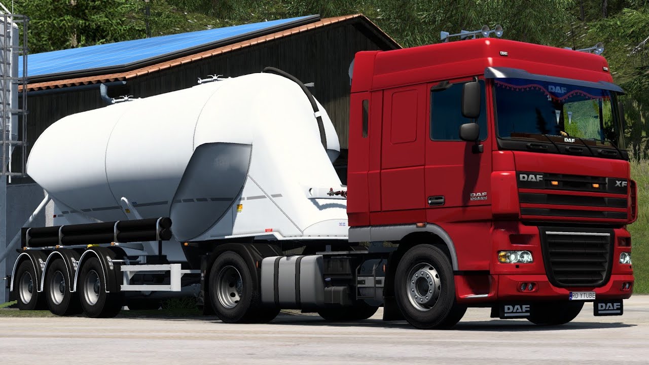 DAF XF 105 | Open Pipe Sound Mod | 1.45 Euro Truck Simulator 2 Gameplay ...