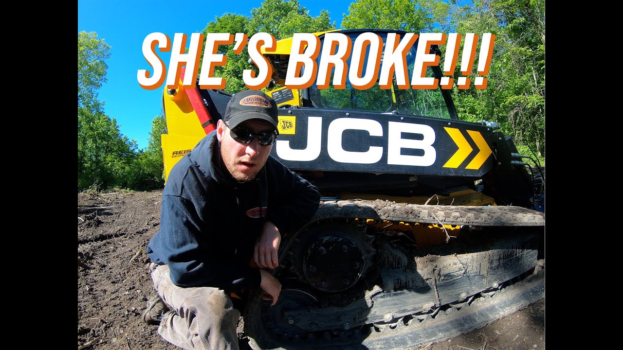 Eastonmade; A Little Off Track!!! Skid Steer Track Installation - YouTube