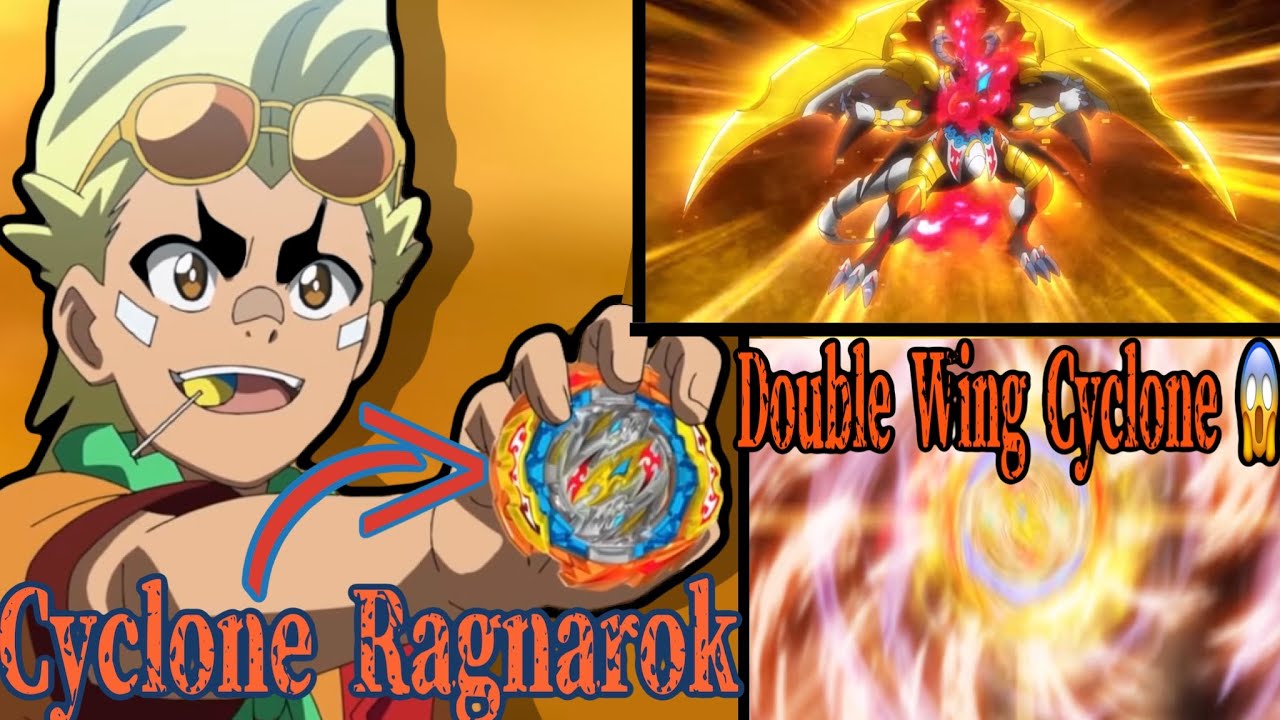 Ultimate Double Wing Cyclone Move😱! New Cyclone Ragnarok vs Dynamita ...