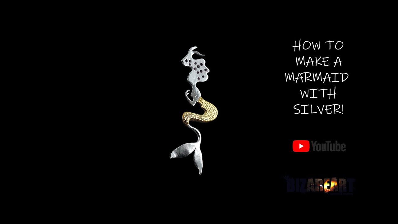 Creating a Stunning Mermaid Necklace with Silver and Brass: A Step-by ...