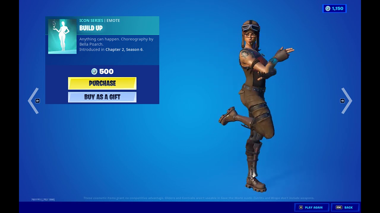 Renegade Raider doing New build up emote - YouTube