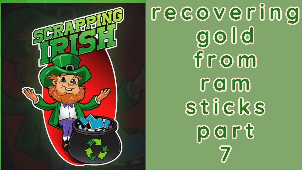 recovering gold from ram sticks part 7 e waste recycling - YouTube