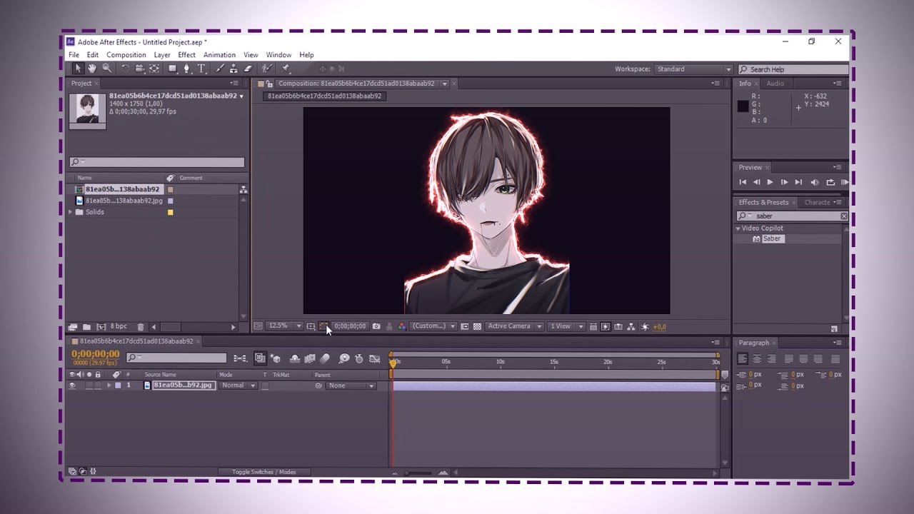 After Effects Saber/Mask Effect| Tutorial Video'lar - YouTube
