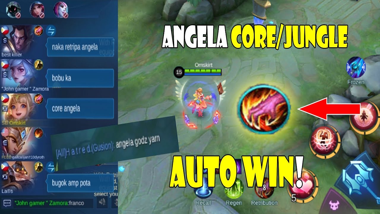ANGELA CORE IS SUPER OP!!! SOBRANG LAKAS AUTO WIN | MLBB - YouTube