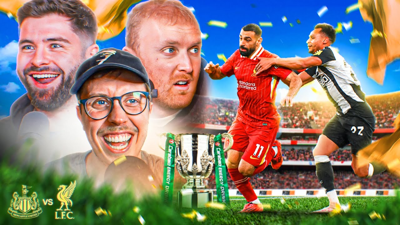 LIVERPOOL vs NEWCASTLE | CARABAO CUP FINAL | Pitch Side LIVE! - YouTube