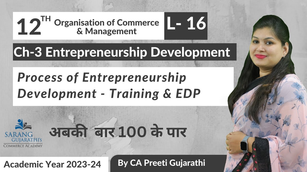 Class 12 | OCM | Chapter 3 | Entrepreneurship Development | L16 | HSC Board | Maharashtra Board ...