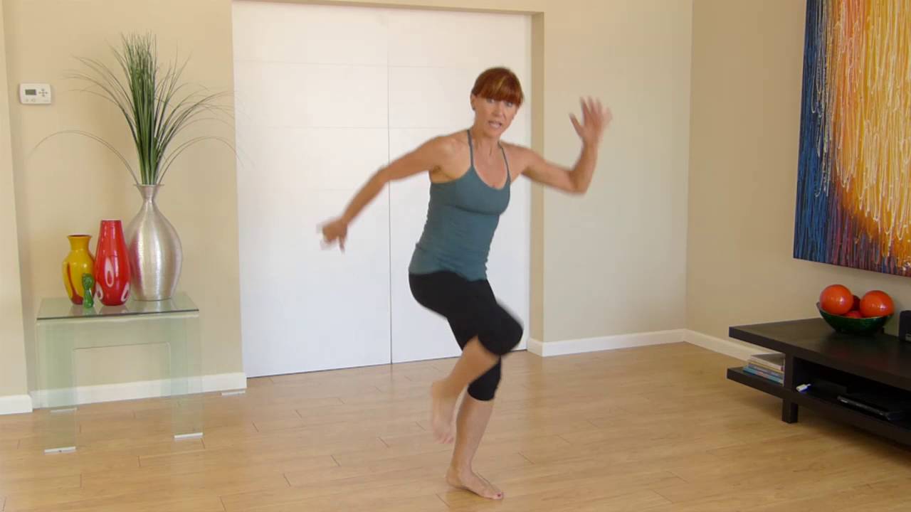 One Minute to Wellness : Lunge to Knee LIft - YouTube
