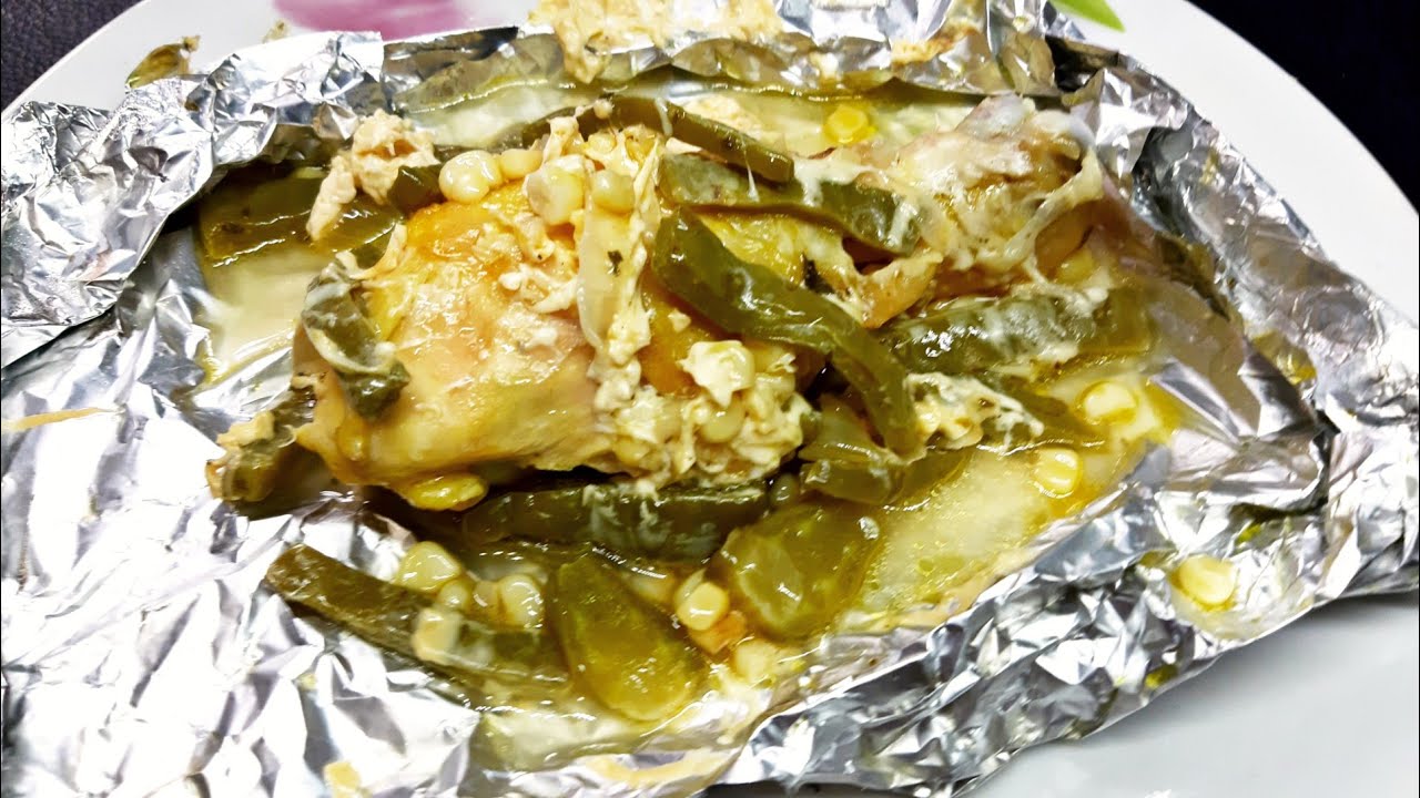 receta de mixiotes de pollo queso y nopales | comida mexicana saludable ...