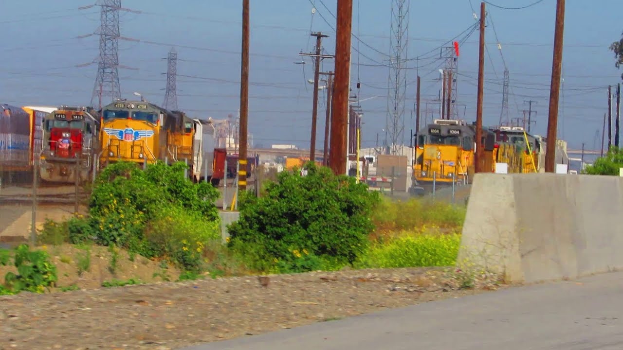 5/25/19 UP Patch SP 1413 at UP Kaiser, UP 5293 and more trains in Mira ...