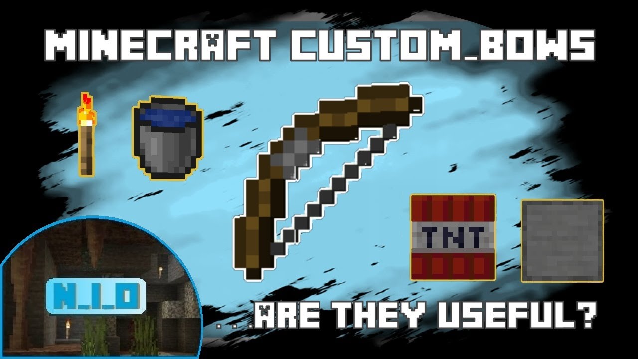 Minecraft Custom_Bows . . . Are They Useful? - YouTube