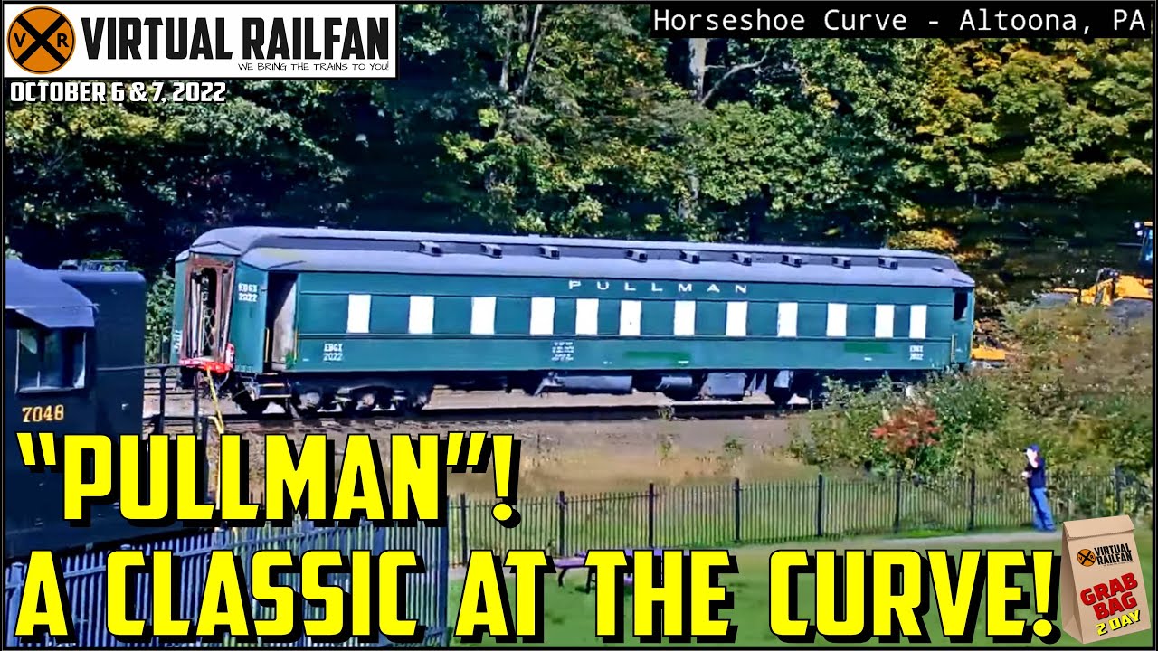 “PULLMAN CAR” AT THE CURVE! HIGHRAIL & LORAM WAVE, DIRT DEVIL ...
