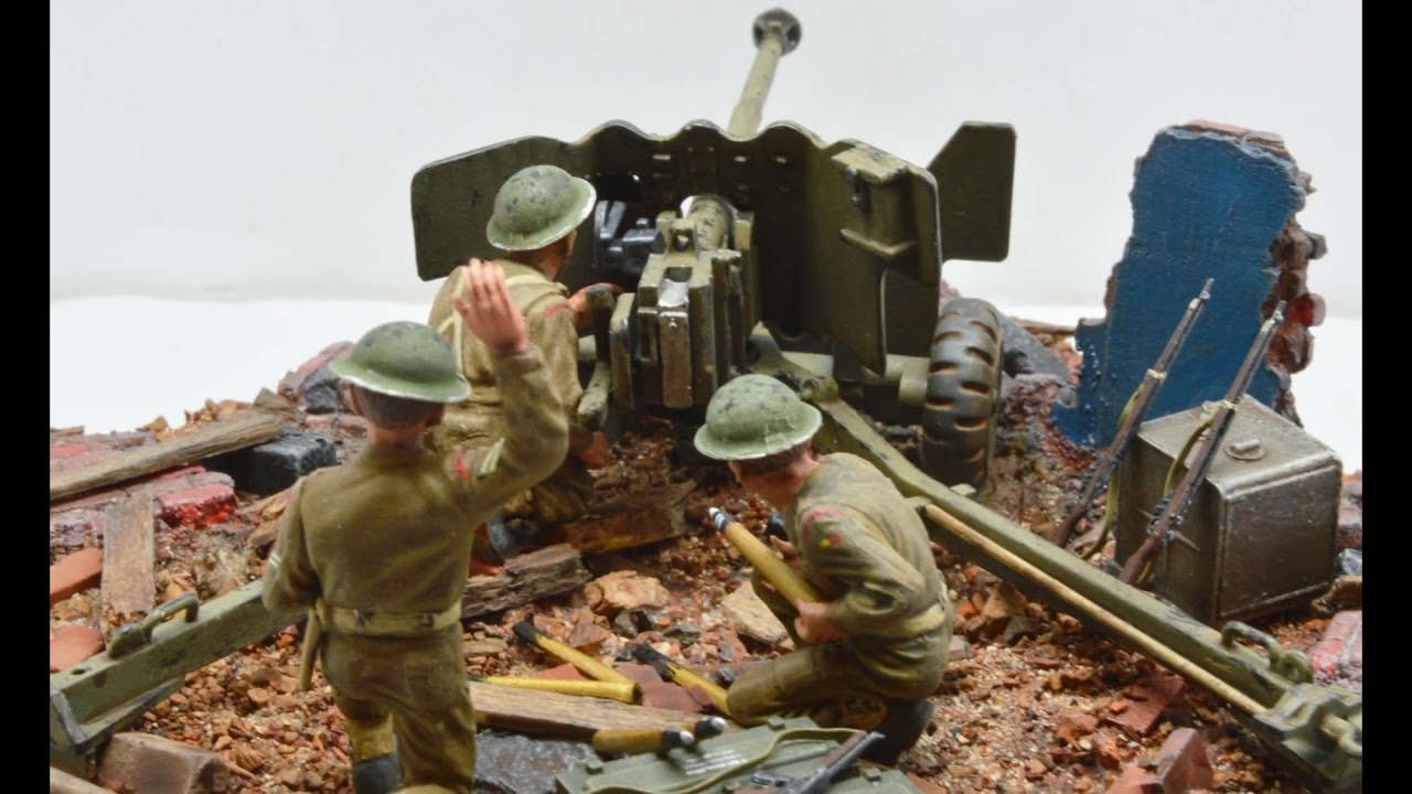 6pdr British Anti Tank gun - YouTube