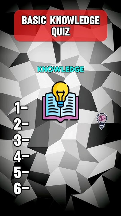 Part 23 | Basic knowledge quiz, can you guess it all? #quizess #funqu#quiz #quiztime # ...