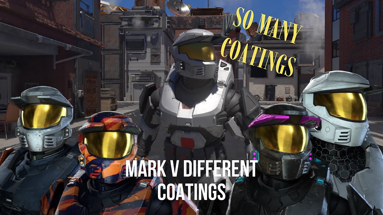 30+ Mark V Coatings! In game showcase! - Halo infinite - YouTube