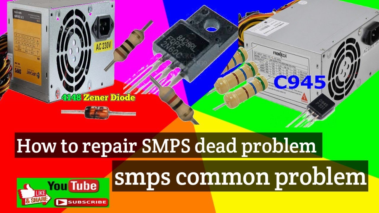 सीपीयू के Smps को रिपेयर करना सीख लो | cpu smps repairing | how to ...