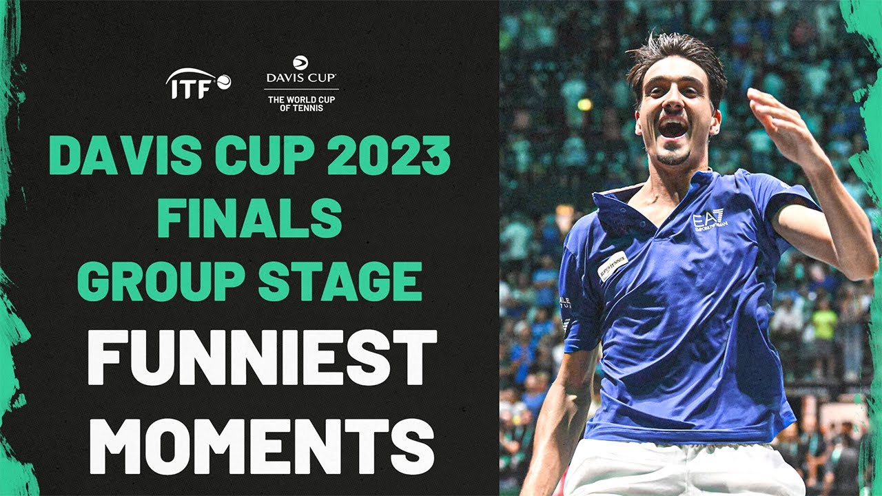 FUNNIEST Moments | Davis Cup 2023 Finals Group Stage - YouTube