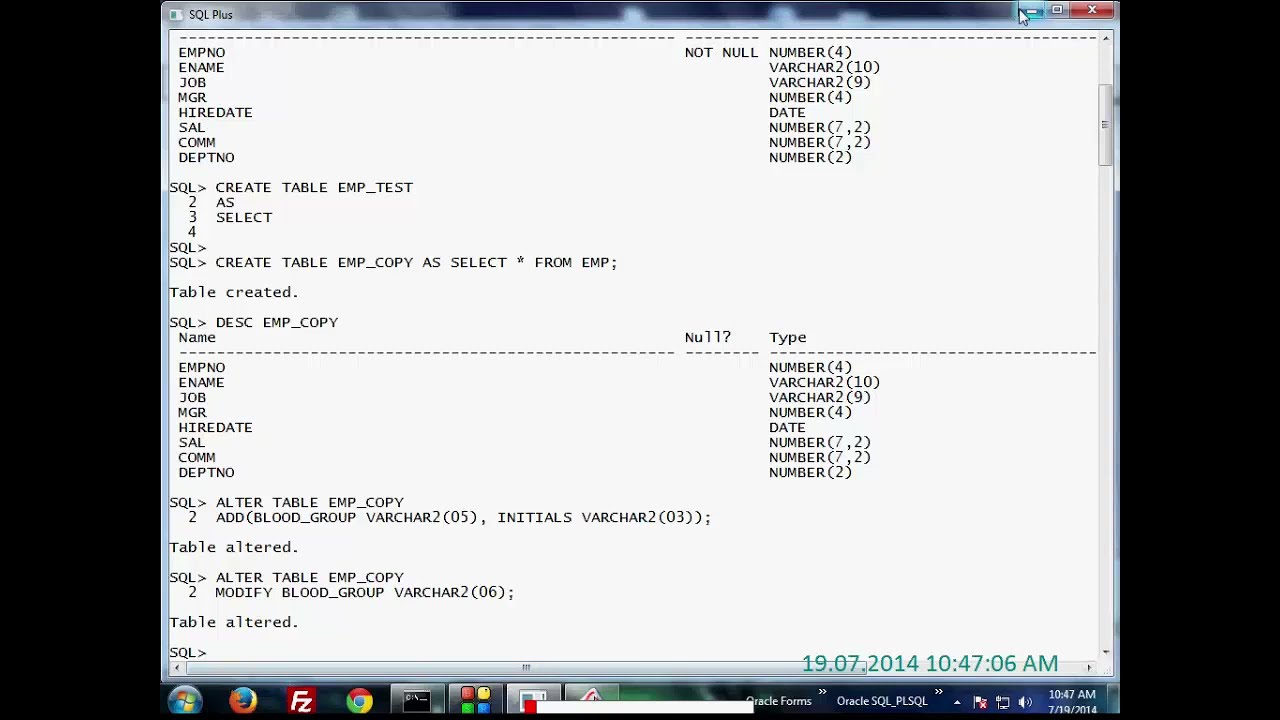 Forms Class03 Oracle 11g Tutorial Youtube 1411