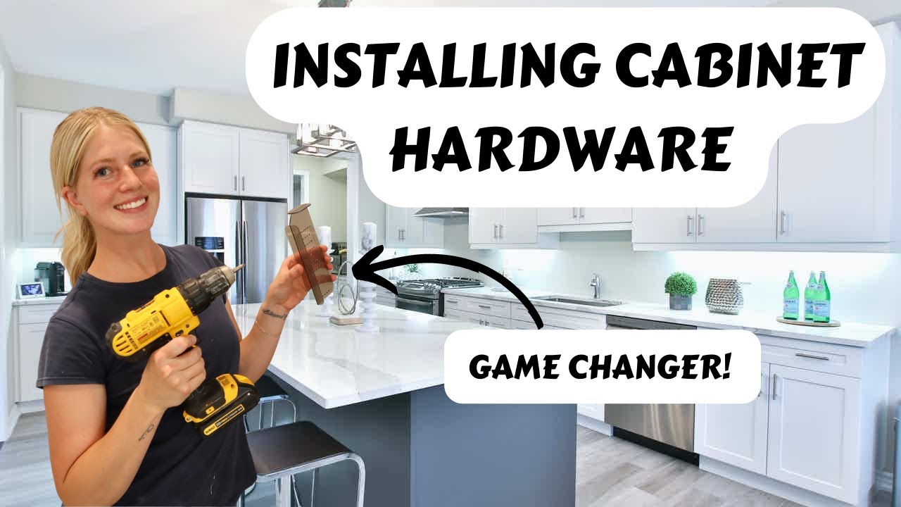 HOW TO INSTALL CABINET HARDWARE - The BEST tool to use/Tips and Tricks ...