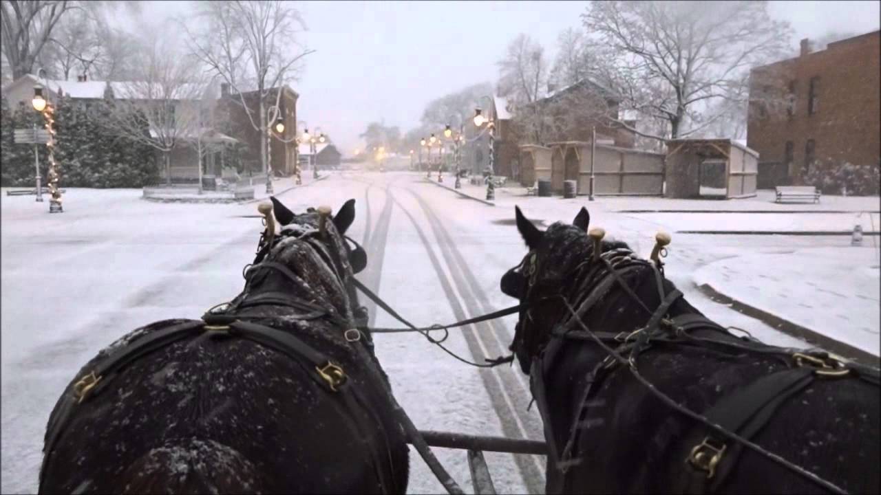 Jingle Bells Greenfield Village Snow Day - YouTube