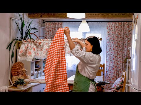 Aprel Qarı | Rahat Kənd Evində Yavaş Həyat | Romantik Pərdələr və Ghee