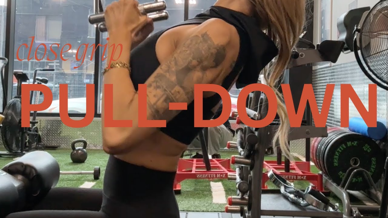 Closed-Grip Pull-Down — Strength With Control & Flow - YouTube