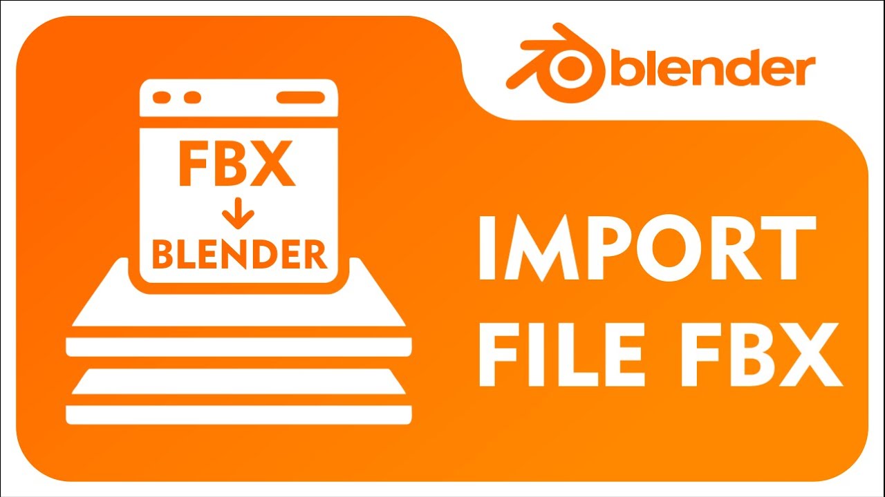 How to Import File FBX to Blender 2.9 - YouTube