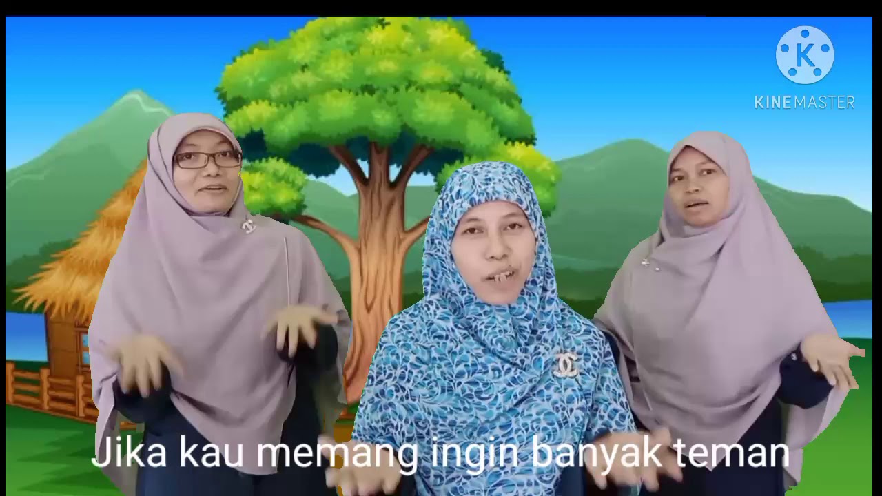 Sayang teman || lagu & tepuk Jangan pilih-pilih teman - YouTube