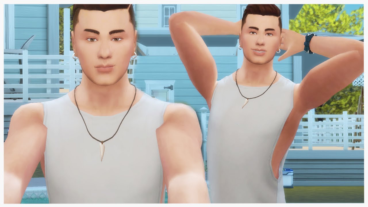 Austin The Lifeguard • The Sims 4 • Create-A-Sim - YouTube
