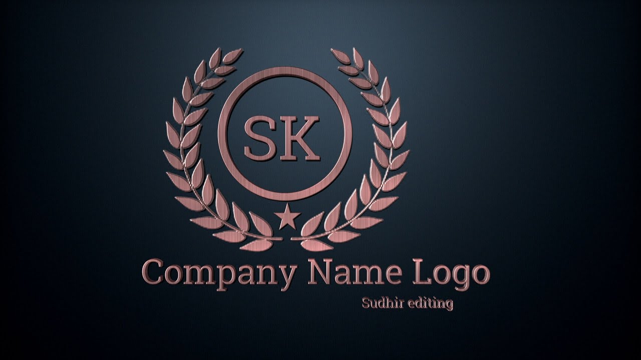 New Company Name Logo Design || How To Make Professional Logo Design ...