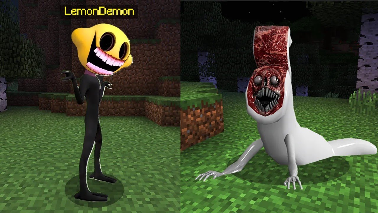 PRZYZWAŁEM LEMON DEMON ABY POKONAĆ BRIDGE WORM w Minecraft! - YouTube