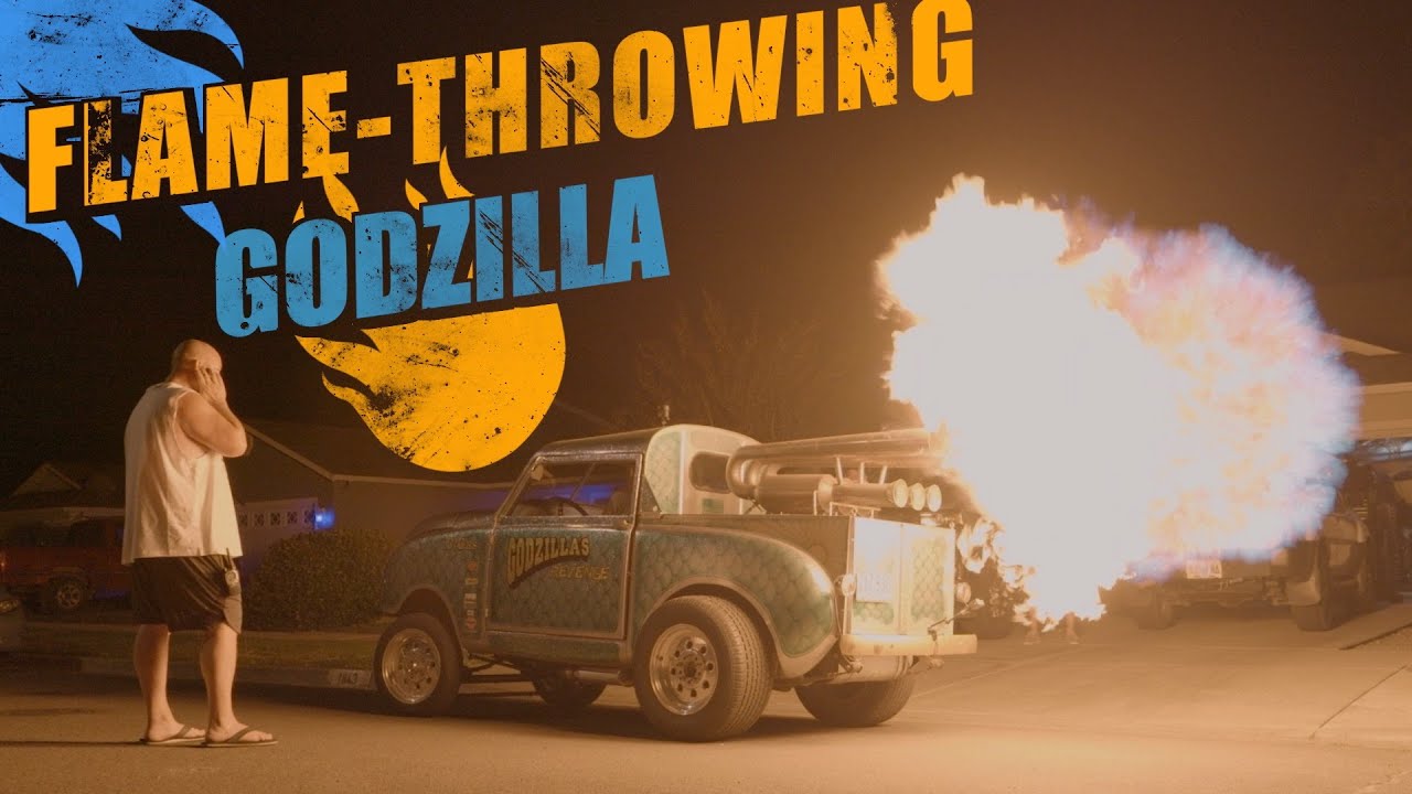 PULSE JET POWERED CROSLEY SHOOTING FIREBALL'S (GODZILLA”S REVENGE ...