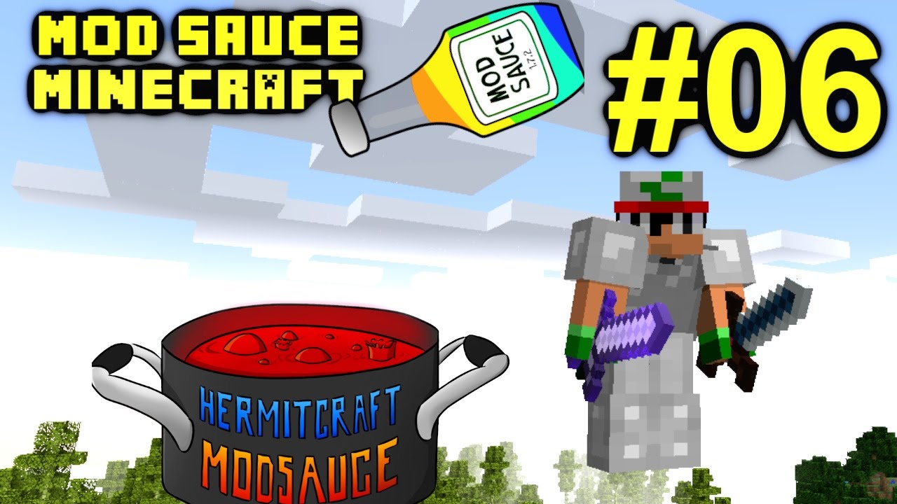 Minecraft Mod Sauce Ep. 6 - Flight & Advanced Genetics ( HermitCraft ...
