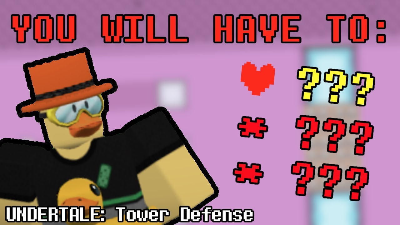 Trying some CRAZY Undertale Tower Defense Challenges! - YouTube