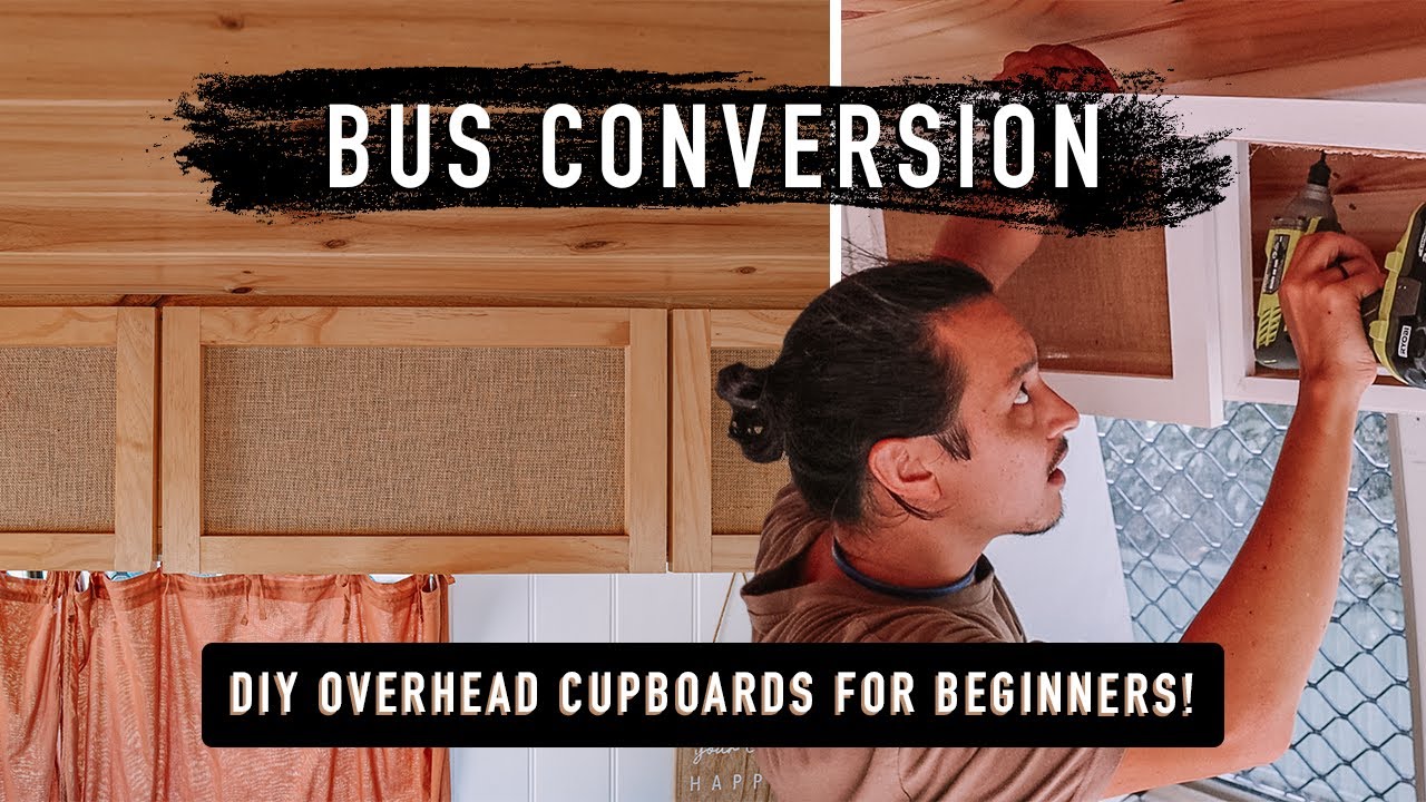 BUS / VAN BUILD: Overheads. How to build shaker style overheads for ...