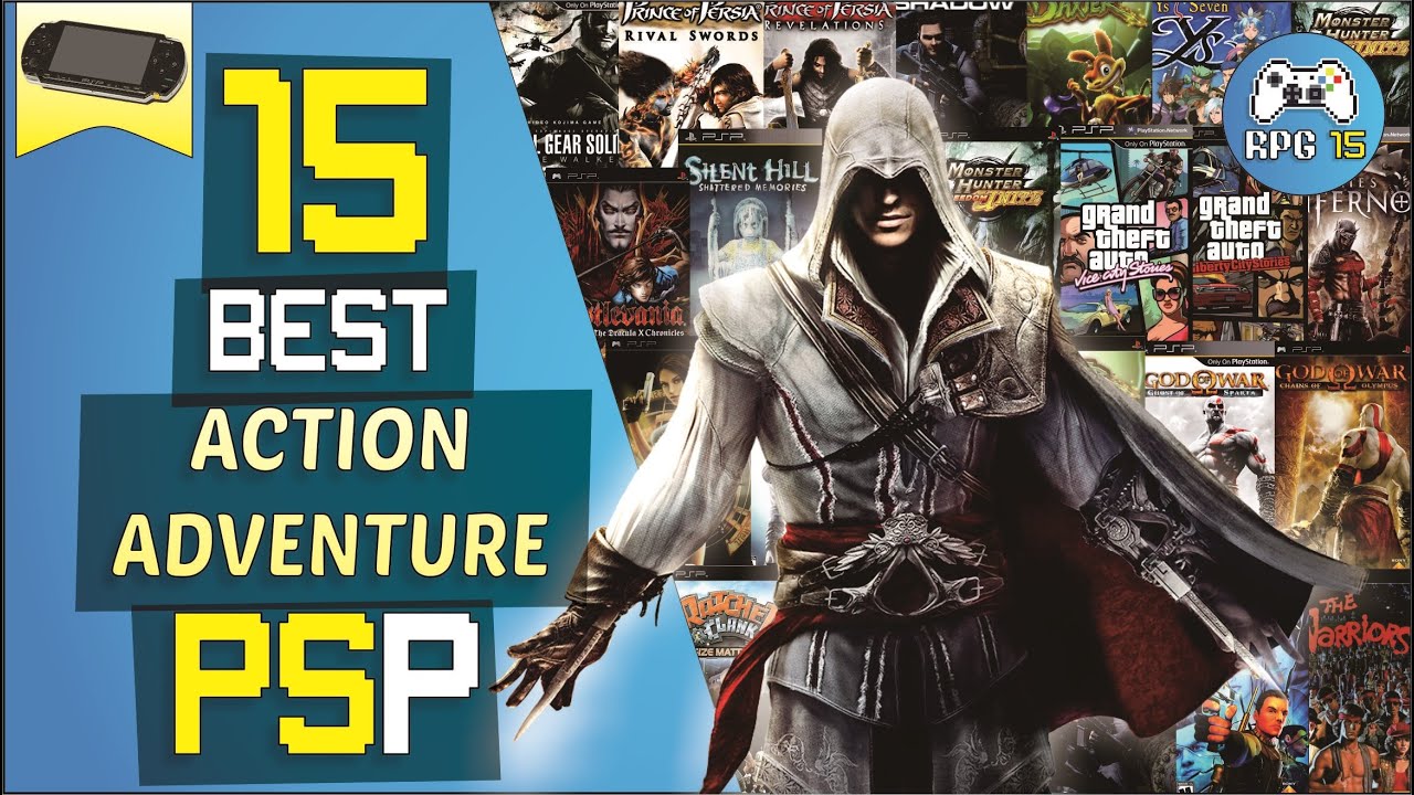15 Best PSP Action Adventure Games | TOP PSP Games version RPG15 - YouTube