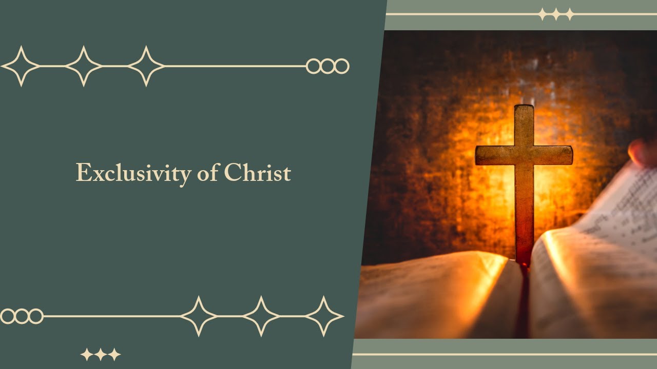 04/27/2025 - Exclusivity of Christ - YouTube